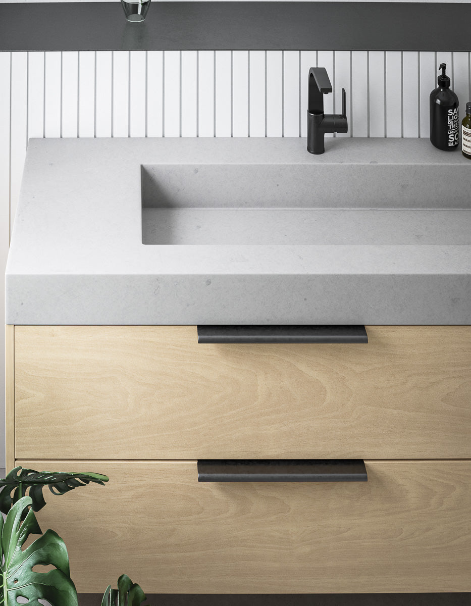 Boulder Trough Sink – Concrete Wave Design