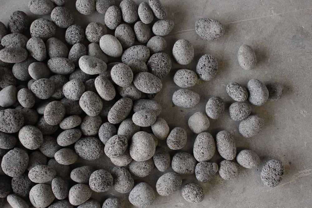 White Fire Stones – Concrete Wave Design